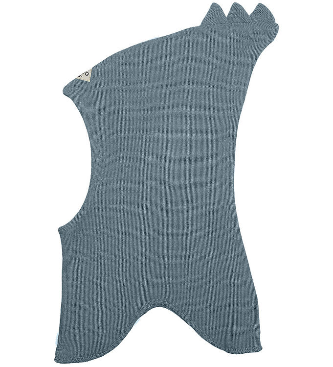Racing Kids Balaklava - Ull/Bomull - Dubbel - Goblin Blue m. Tå | KW SE