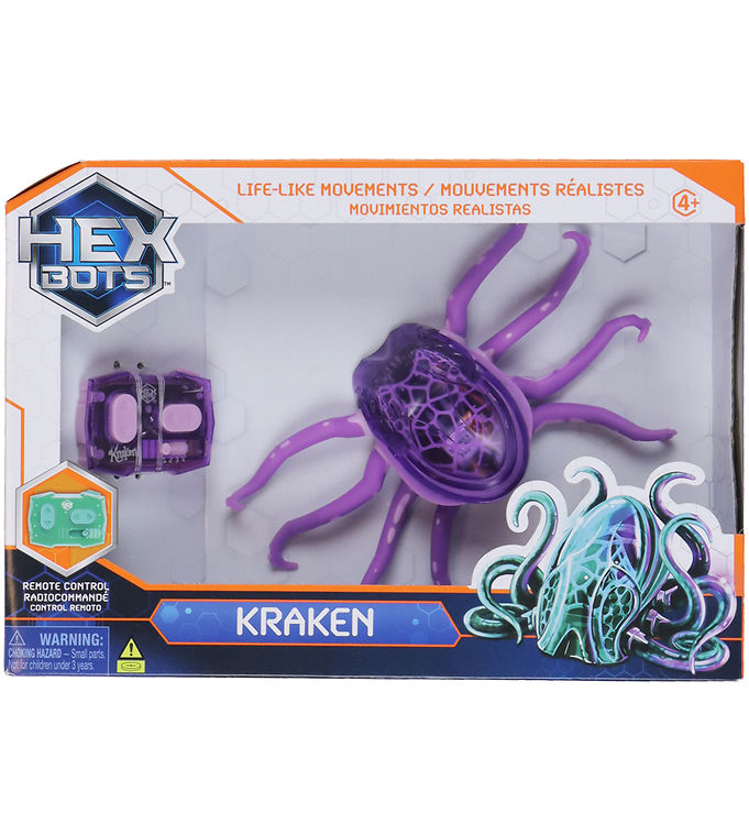Kraken télécommandé Hex Bots - Violet - En ligne | KW FR