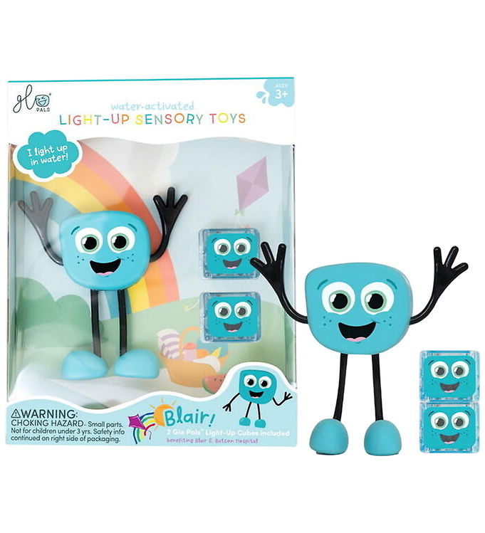 Glo Pals Figur/Sinneswürfel m. Licht - Blair - Blau | KW CH